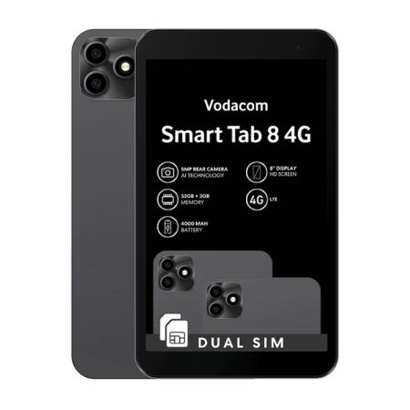 VODACOM Smart Tab 8 32GB 4G (Dual SIM) | Cellucity